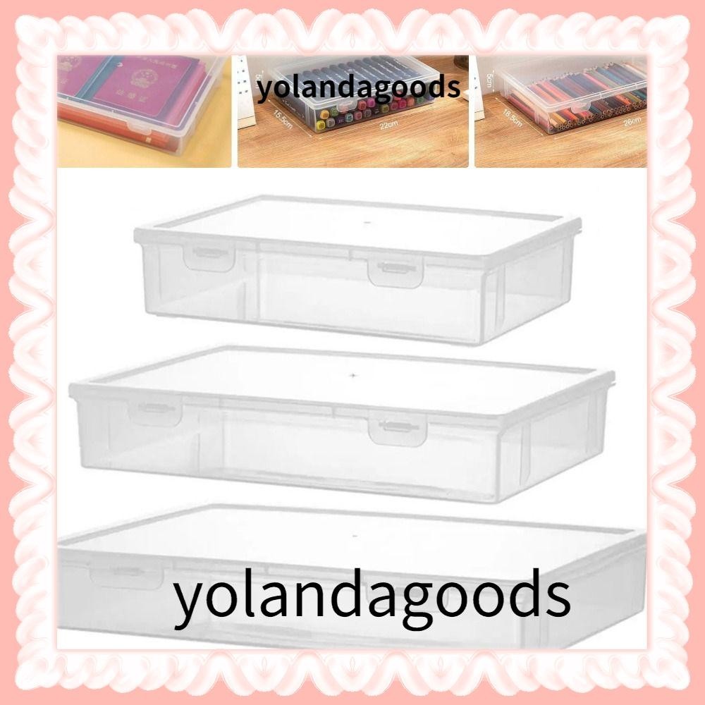 YOLAN 1Pcs Document Storage Container, School Home Office Supplies ...