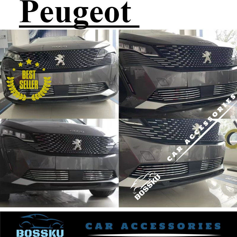 Peugeot 3008 Peugeot 5008 2022-2025 Decorative Down Grill Trim Strip ...