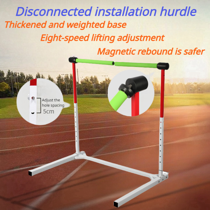 Safety Hurdles With Magnet Adjustable Detachable Practice Speed Agility ...