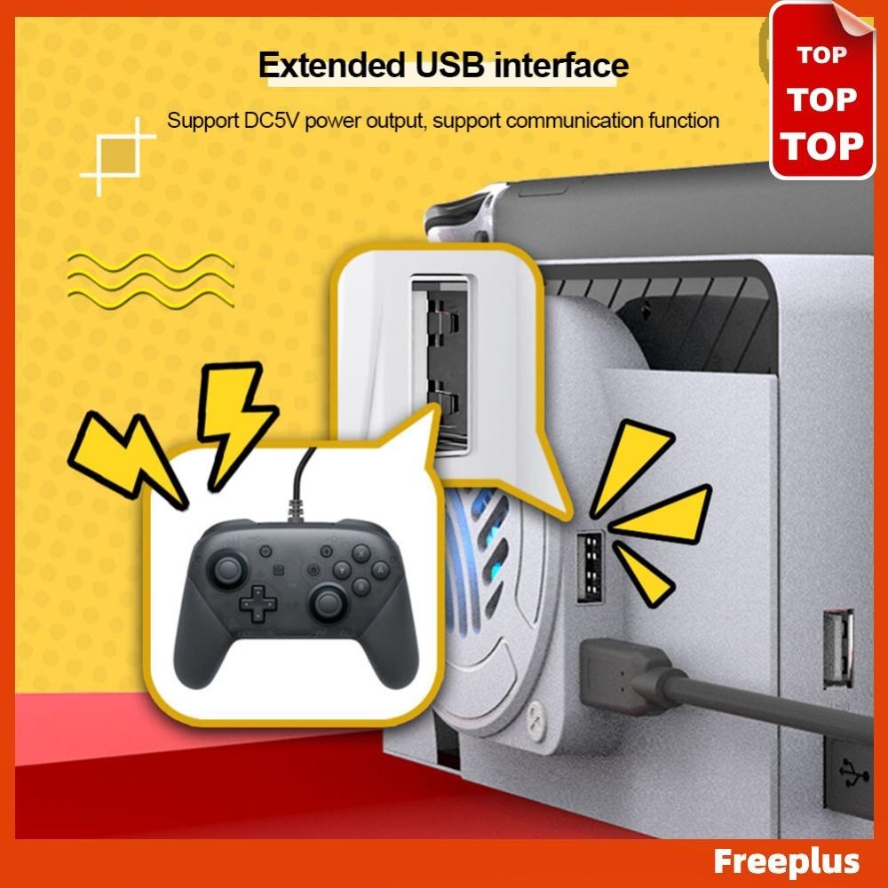 Charger Dock Cooler with Light Docking Station Radiator for Nintendo ...