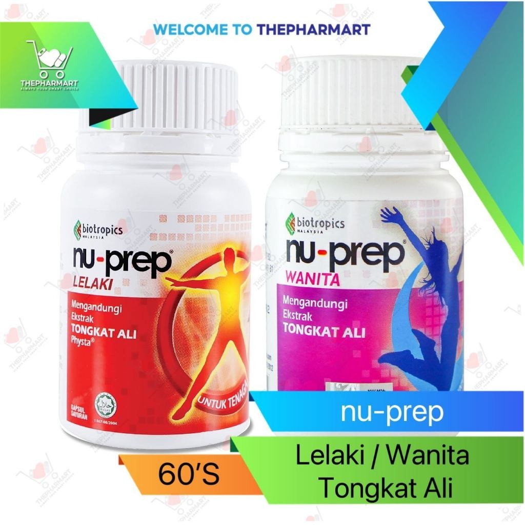 Nu-Prep NuPrep Lelaki 100 Tongkat Ali (60 Capsules) NuPrep Wanita | Shopee Malaysia