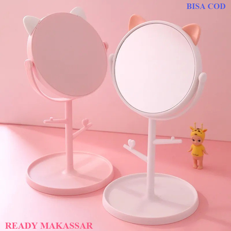 Make UP MIRROR CATTY MAKEUP MIRROR Cat Ear MOTIF/ADJUSTABLE MAKEUP ...