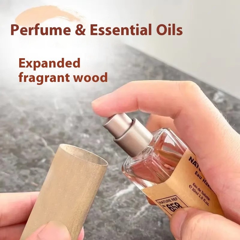 Diffused fragrance Cylindrical Diffuser Fragrance Wood Indoor Desktop ...
