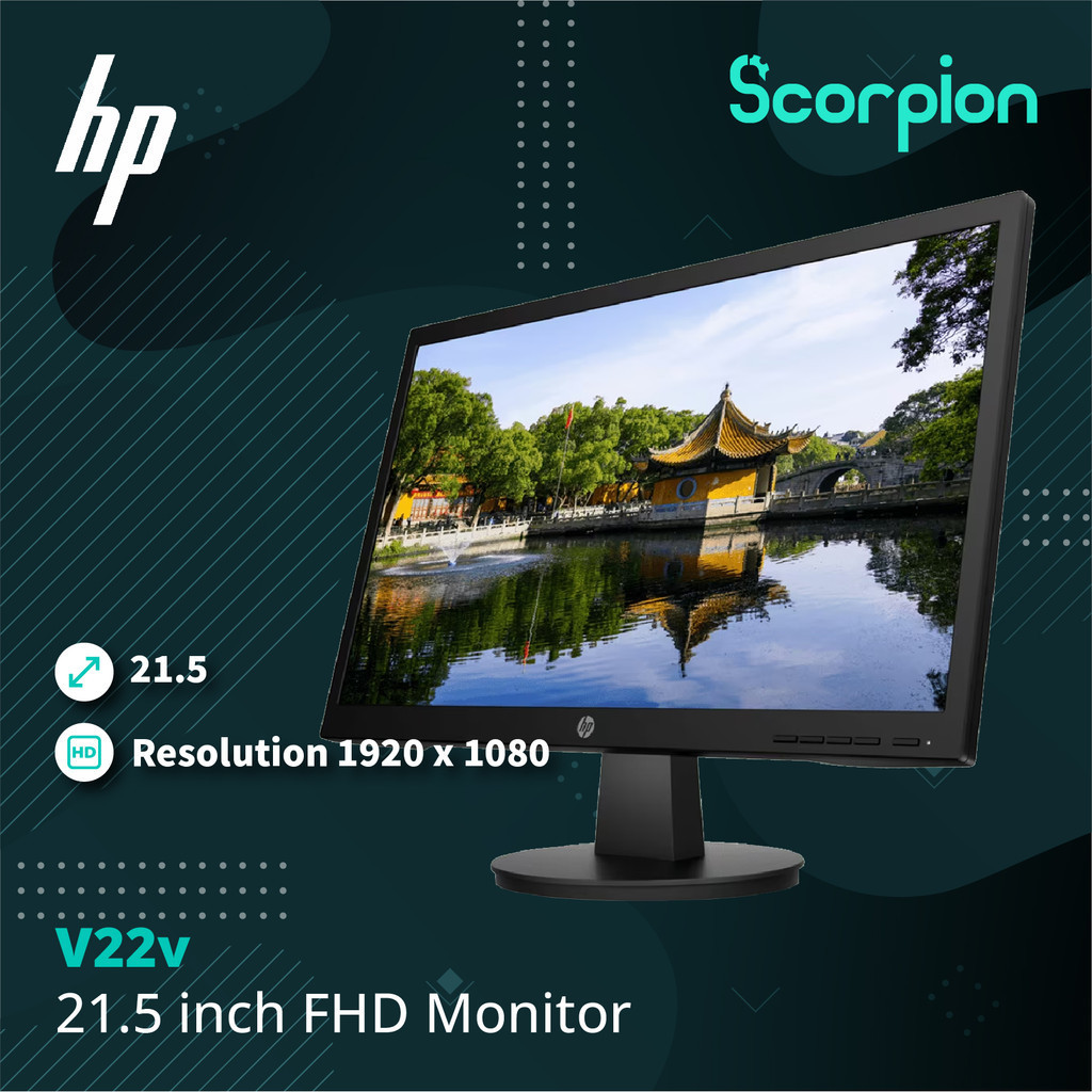 HP V22v 21.5 inch FHD Monitor | Shopee Malaysia