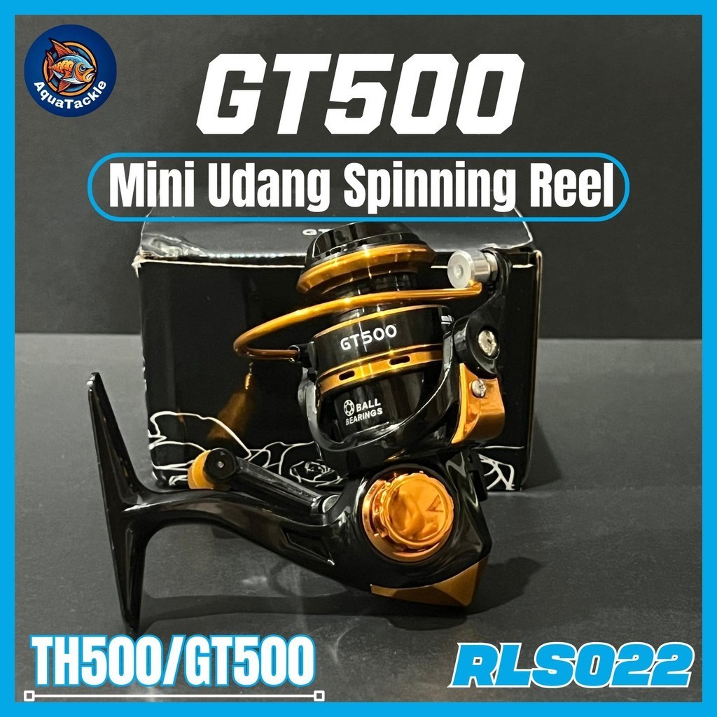 AquaTackle -【RLS022】GT500 / TH500 Fishing Reel Mini 500 Series Mesin ...