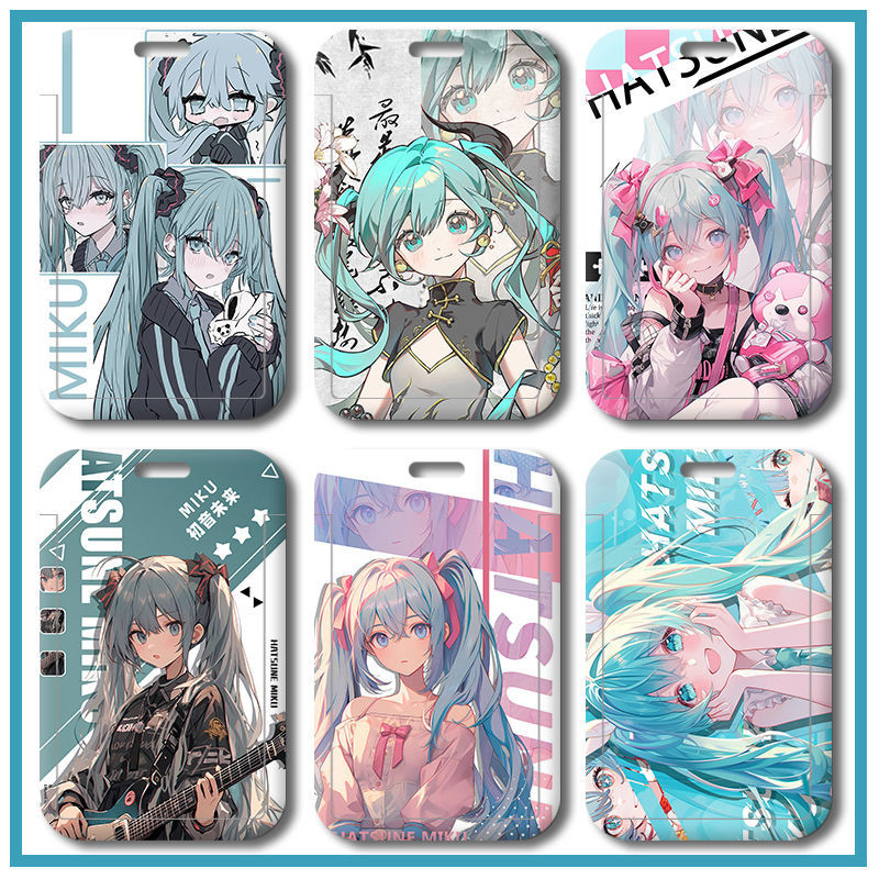 Miku Merchandise Student Slide Card Holder Hatsune miku School Card ...