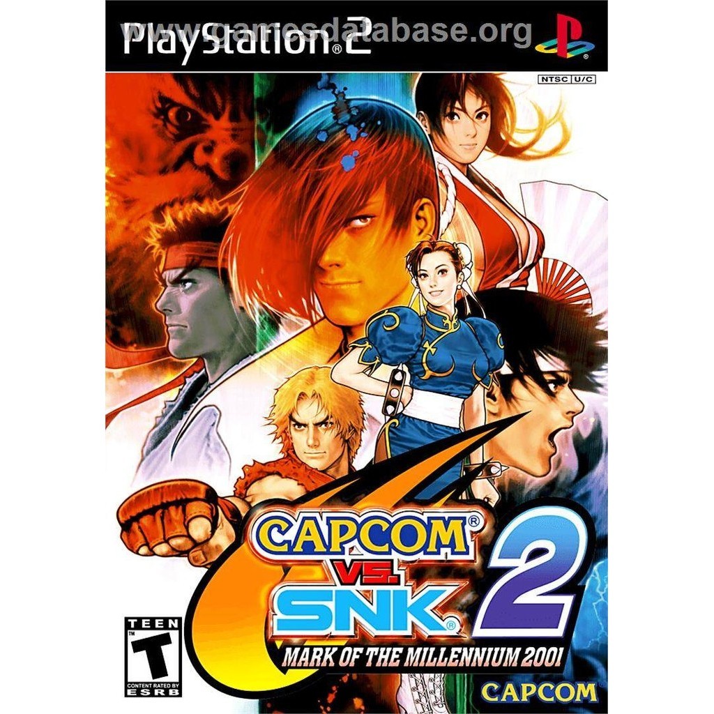 （PS2 Games CD DVD）PS2 Capcom Vs. SNK 2 - Mark of the Millennium 2001 , Dvd game Playstation 2 ...