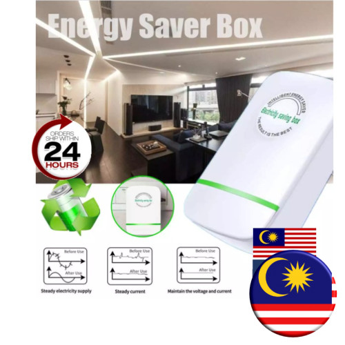 Energy Saving Box TNB Power Electricity Saver 3 Pin Plug Socket Power ...