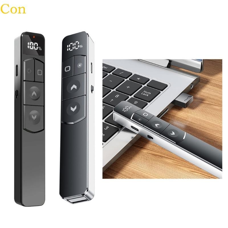 Con 2 4ghz Remote Controllers Presenter USB Presentation Clickers for ...