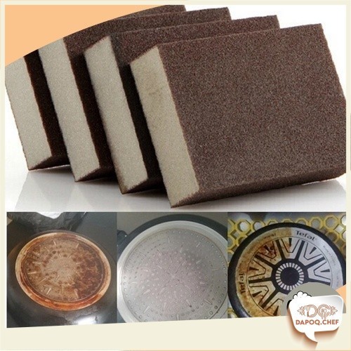 DC Nano Sponge Cleaning Carbide pad Remove Black Bottom Pot Washer ...