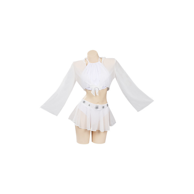 Star Wars: Princess Leia Cosplay Costume Swimsuit Skirt Cloak Outfits Halloween Carnival Suit ...