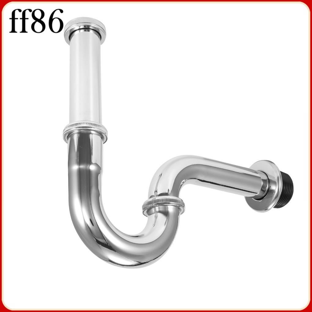 Siphon Sink Chrome Plated P Trap Drain Odor Trap Tube Easy Sink ...