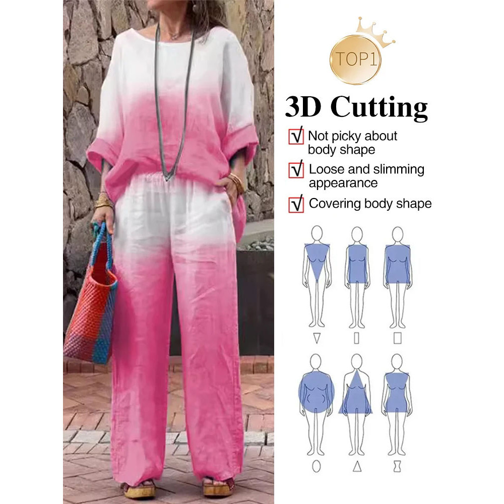 Women's Two Piece Gradient Suit Two Piece Gradient Women's Suit ...