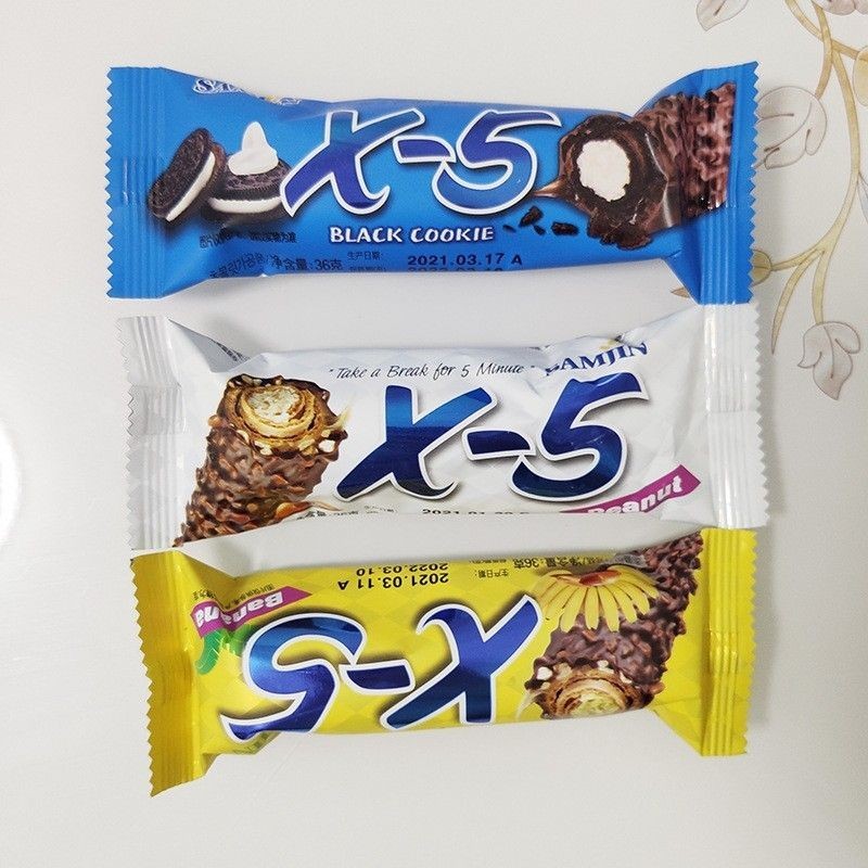 Korea Imported Sanjin x5 Peanut Sandwich Chocolate Bar instead of Cocoa ...