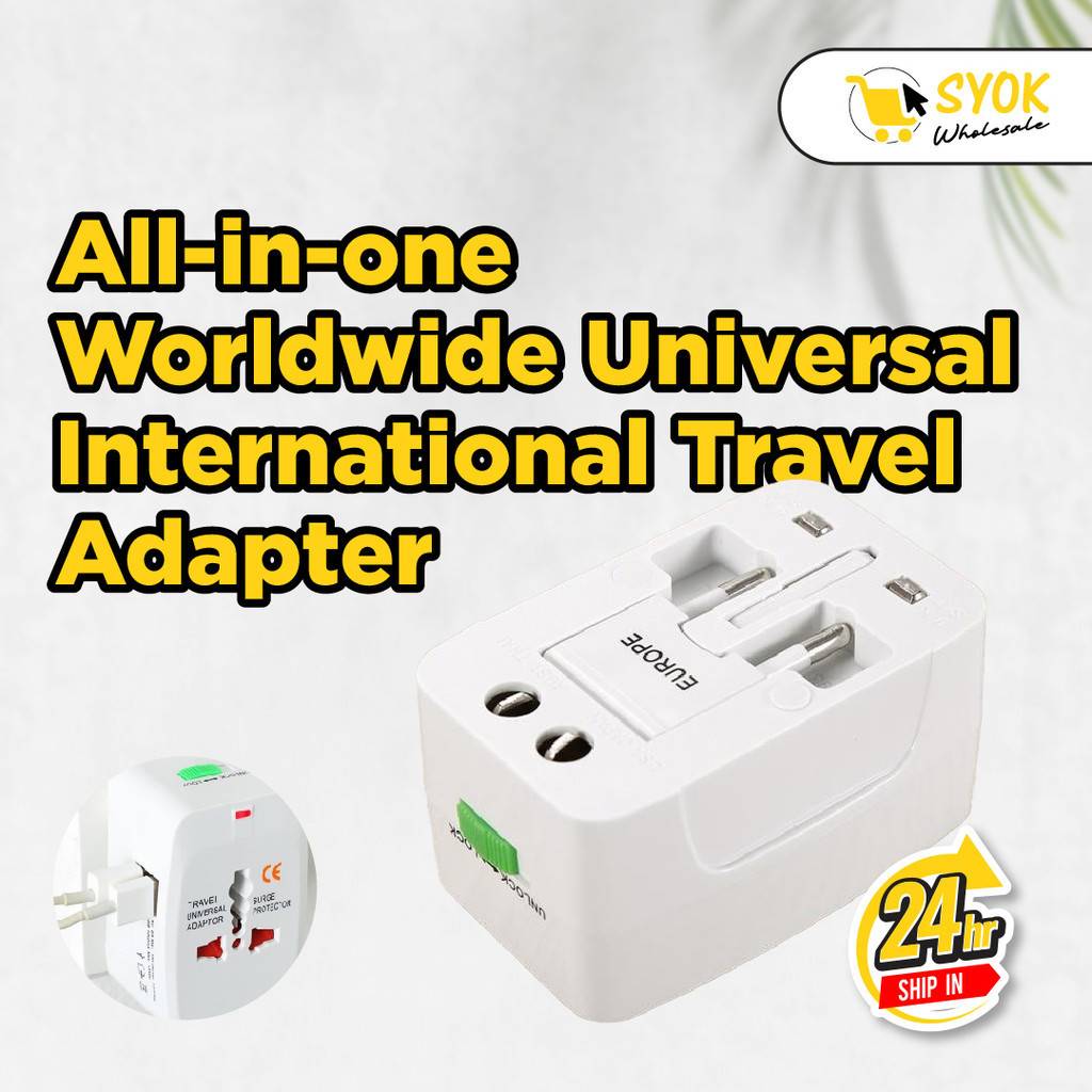 All-in-one Worldwide Universal International Travel Adapter | Global ...