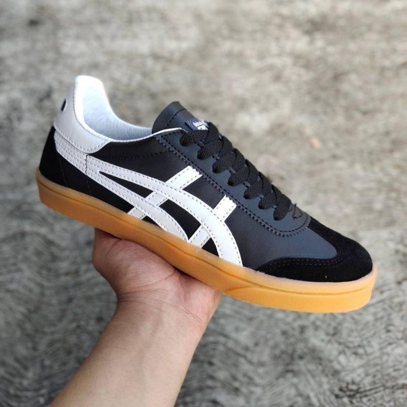 Onit Tokuten Black White Men's Sneakers | Shopee Malaysia