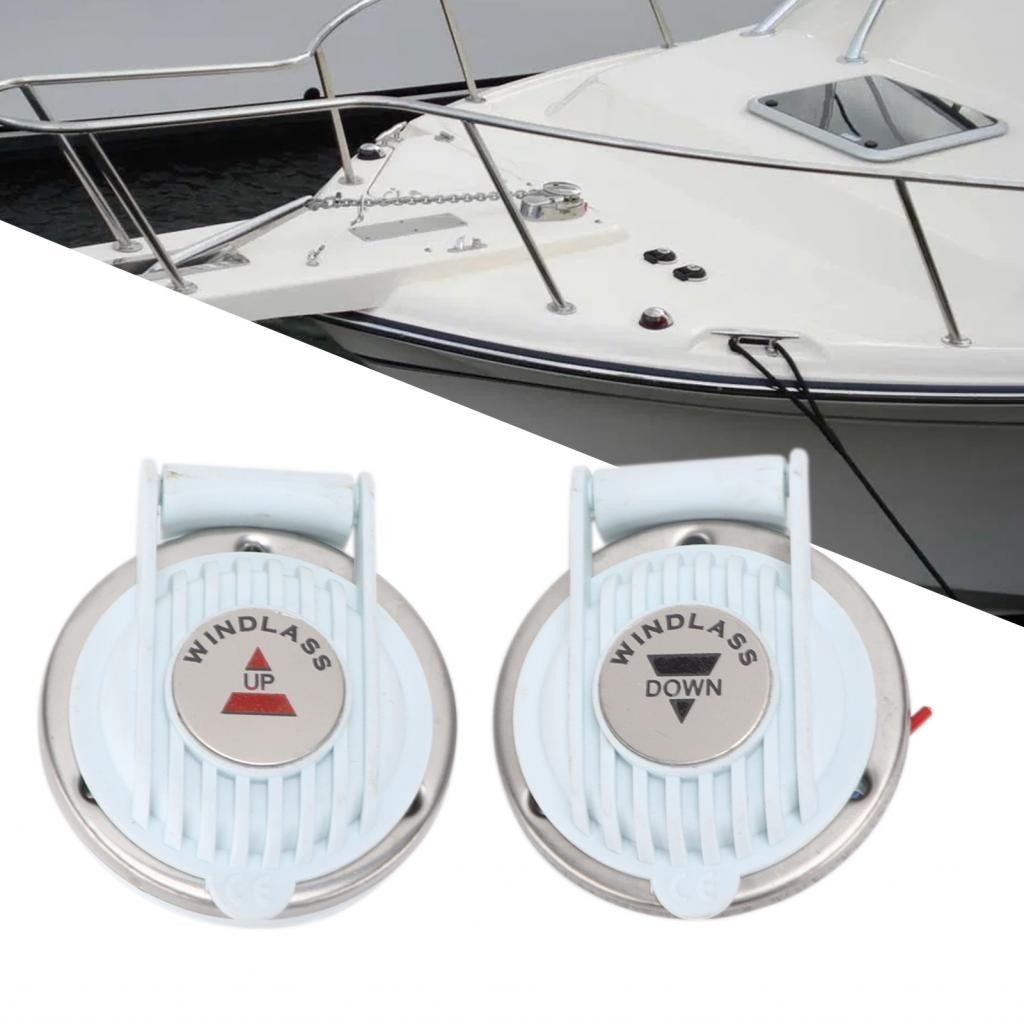 Treee Anchor Foot Switch Easy Push‑button Operation Hands Windlass ...