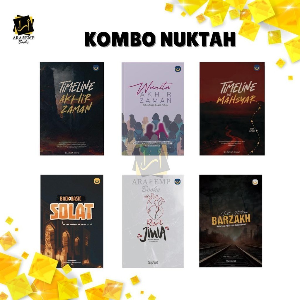 Kombo Nuktah Books - Timeline Akhir Zaman / Timeline Ke Mahsyar / Wanita Akhir Zaman / Reset ...