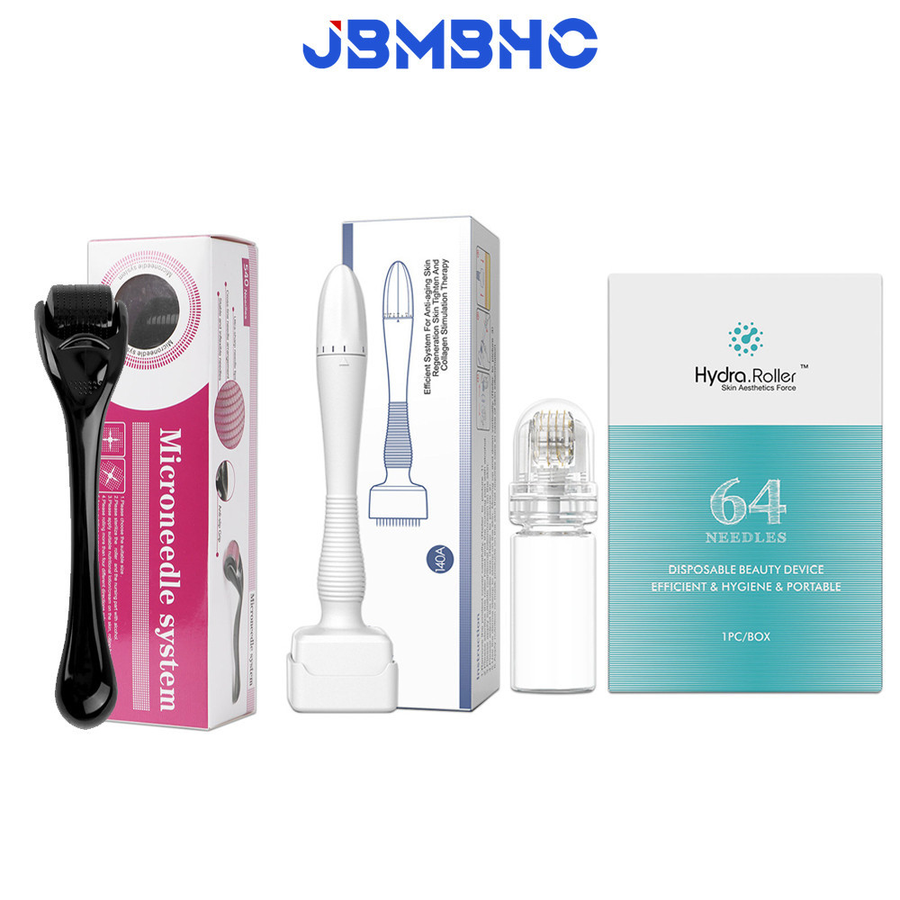 Face Roller Microneedles Beauty Tools Stamp Facial Wrinkle Remover Skin ...