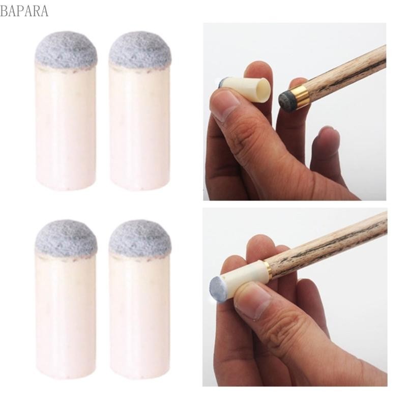 Bapara 10pcs Pool Cue Tips Slip-On Billiard Cue Tips Replacement ...