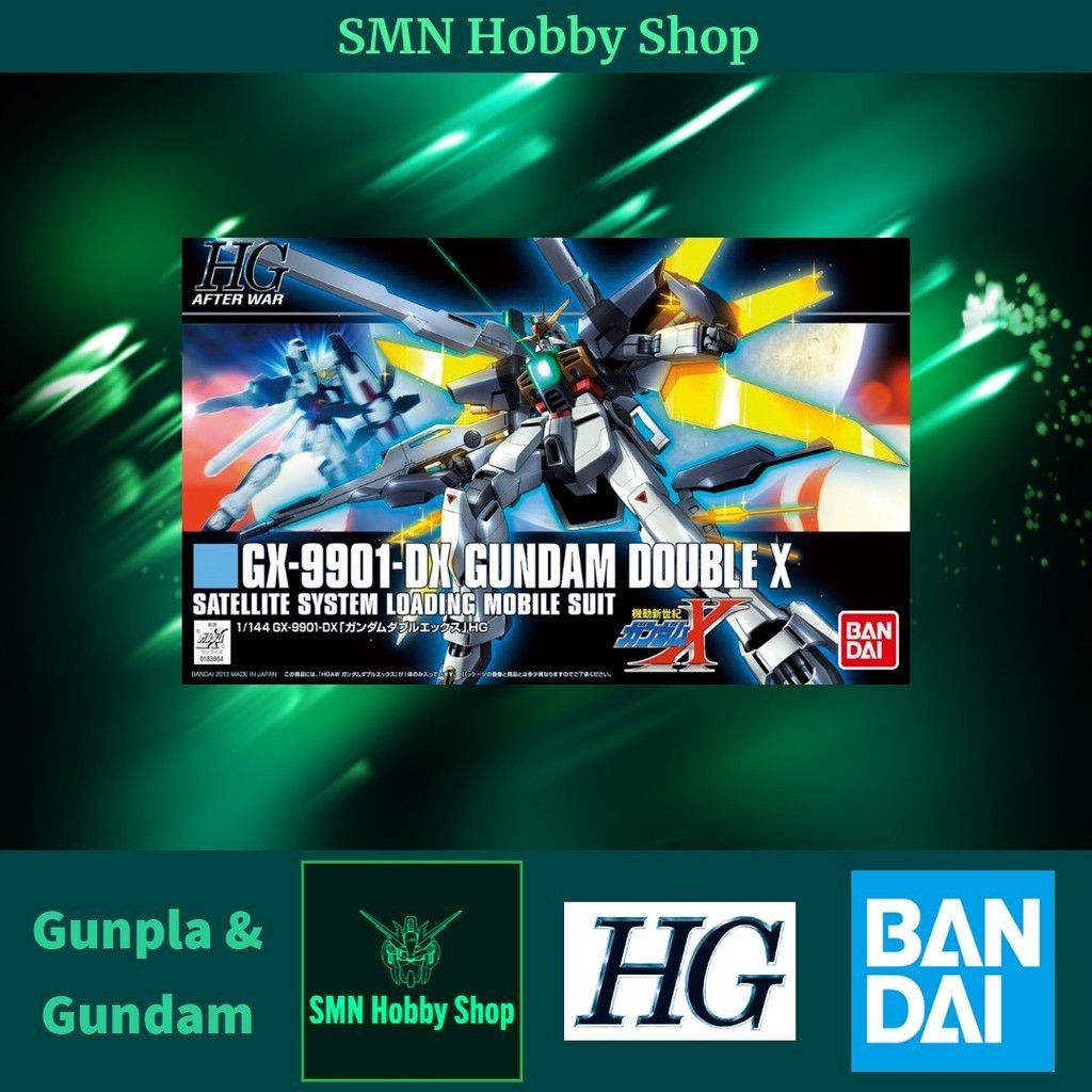 HG 1/144 GX-9901-DX Gundam Double X 163 Gunpla Gundam Toys Plastic ...