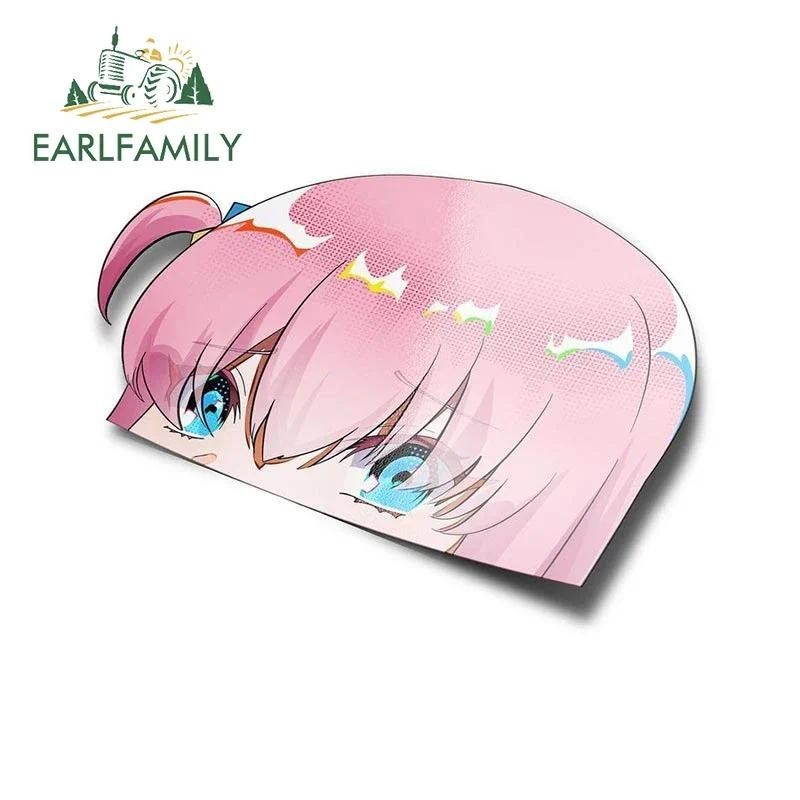 EARLFAMILY 13cm x 9.6cm For Gotoh Hitori Peek Car Stickers Attractive ...