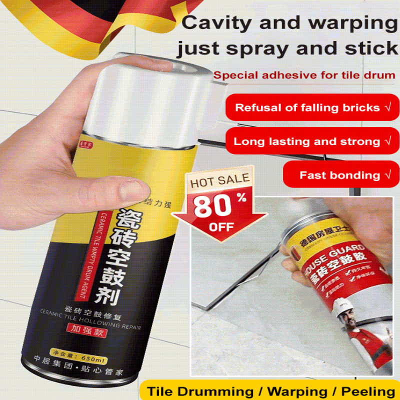 【Long lasting/super strong adhesion】Special adhesive for tile hollow ...