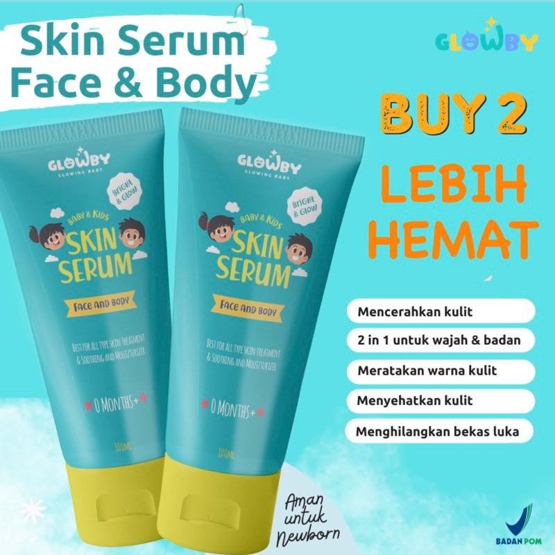 Glowby Skin Serum Baby And Child Skin Lightening Lotion 100ml | Shopee ...