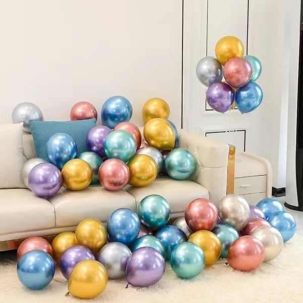 balloon birthday set balloon set balloon decoration set Belon logam ...
