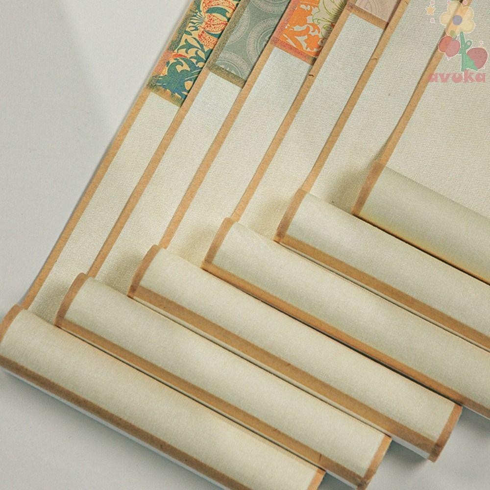 AVUKA Vintage Rice Paper Scroll, Painting Drawing Paper Blank Hanging ...