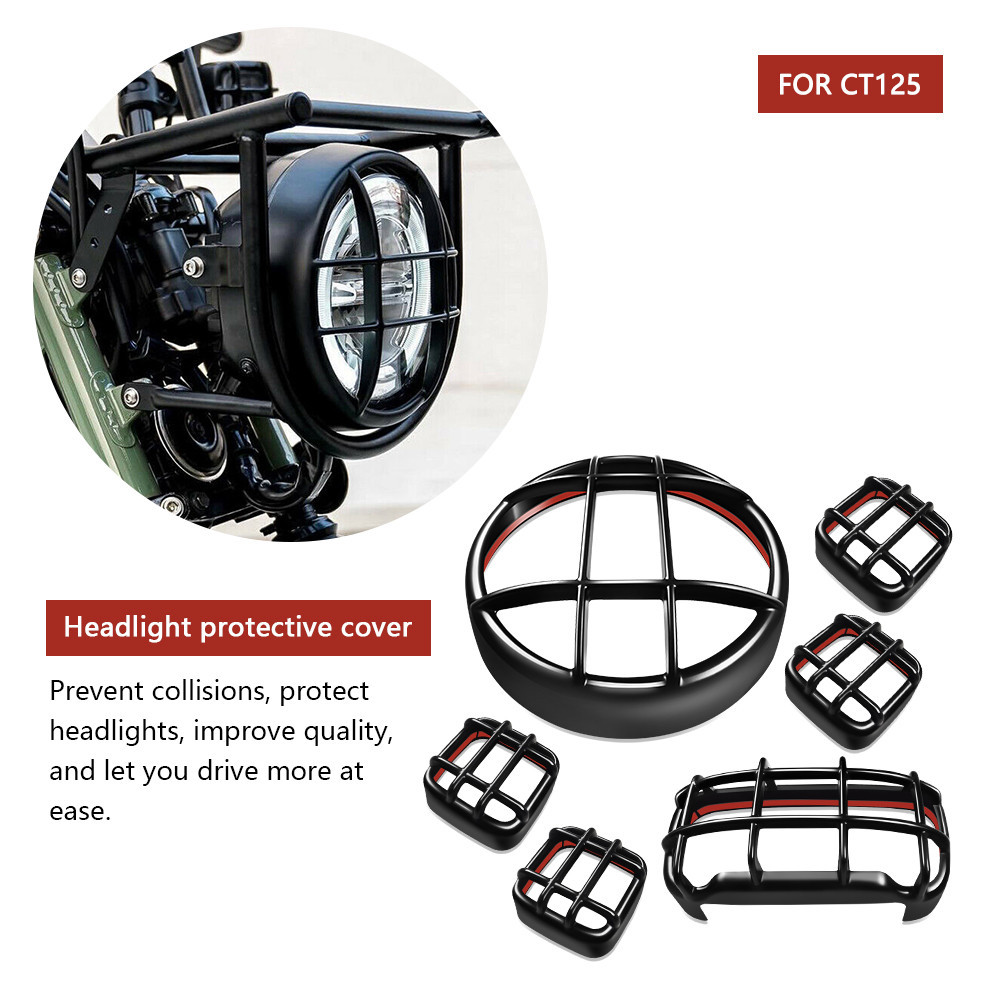 Motorcycle Accessories Headlight Turn Signal Taillight Grill Cover Fit ...