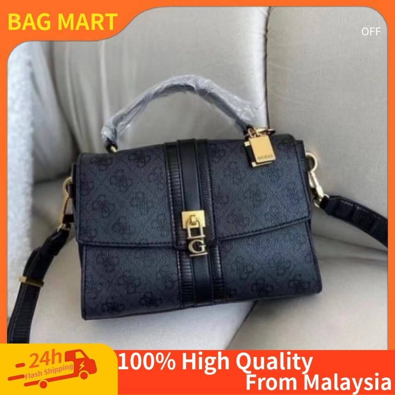 GUE'SS Women's Bag 2023 New Printed Handy Shoulder Messenger Bag ...