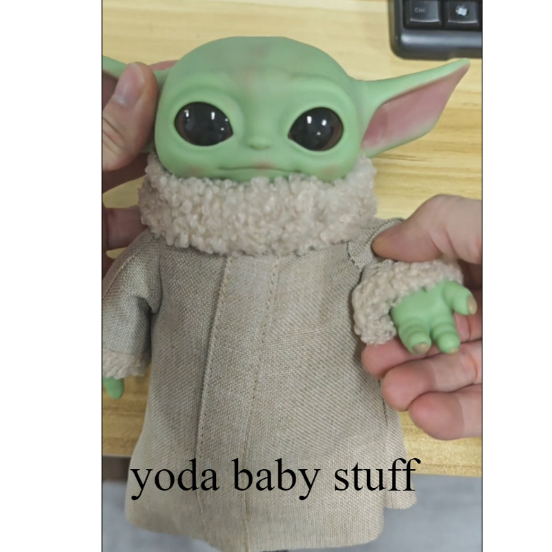 IN STOCK 17CM Yoda Baby Stuff Dolls Star Wars Grogu Plushie Doll Toys ...