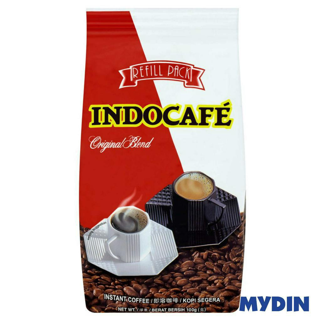Indocafe Original Blend Instant Coffee Refill Pack (100g) | Shopee Malaysia