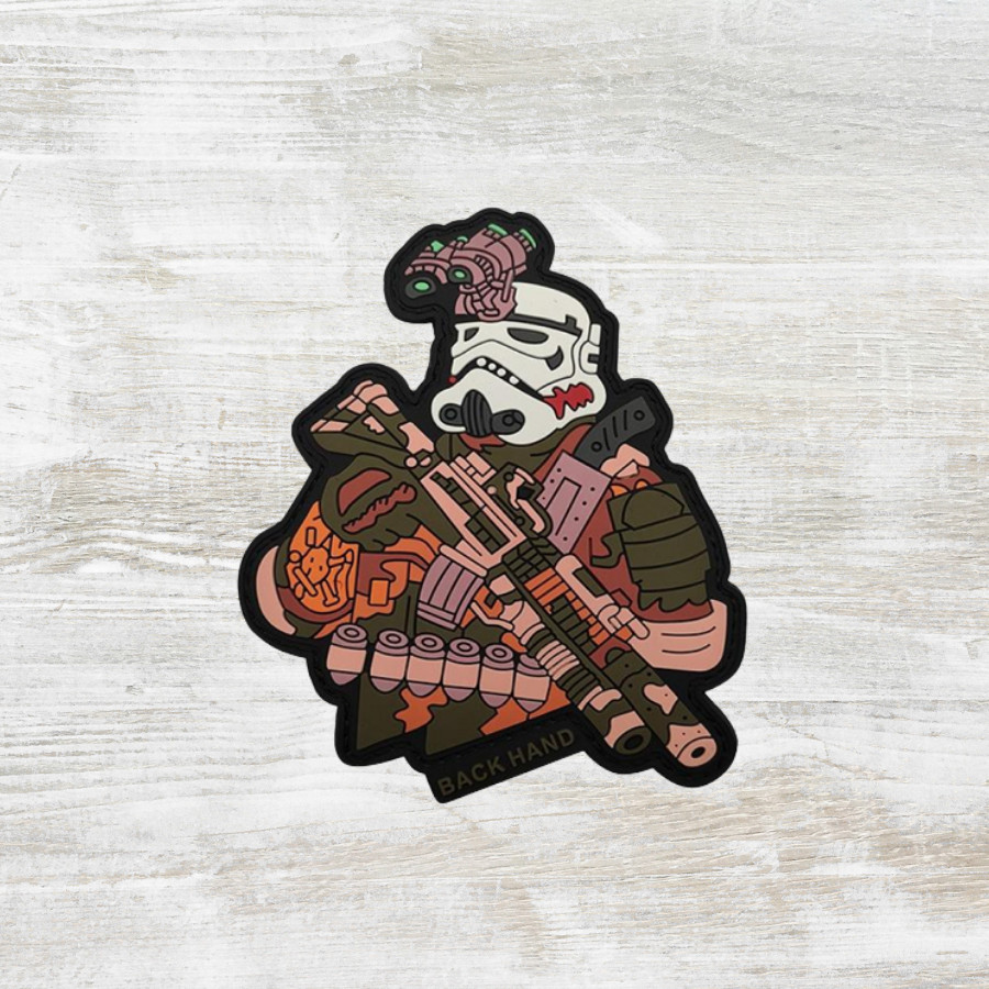 The Meniacc Stormtrooper Tactical PVC Velcro Patch | Shopee Malaysia
