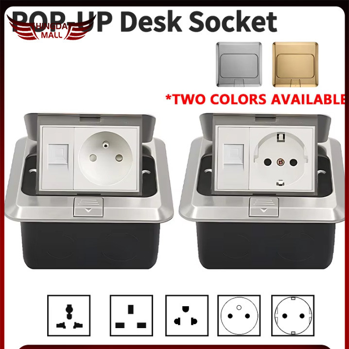 3-planted Meeting Table Socket pop-up Socket 3 Holes Desktop Embedded ...
