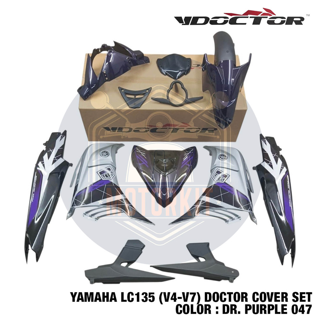 YAMAHA LC135 V4 V5 V6 V7 135LC SPECIAL CUSTOM COLOR BARU BODY COVER SET ...