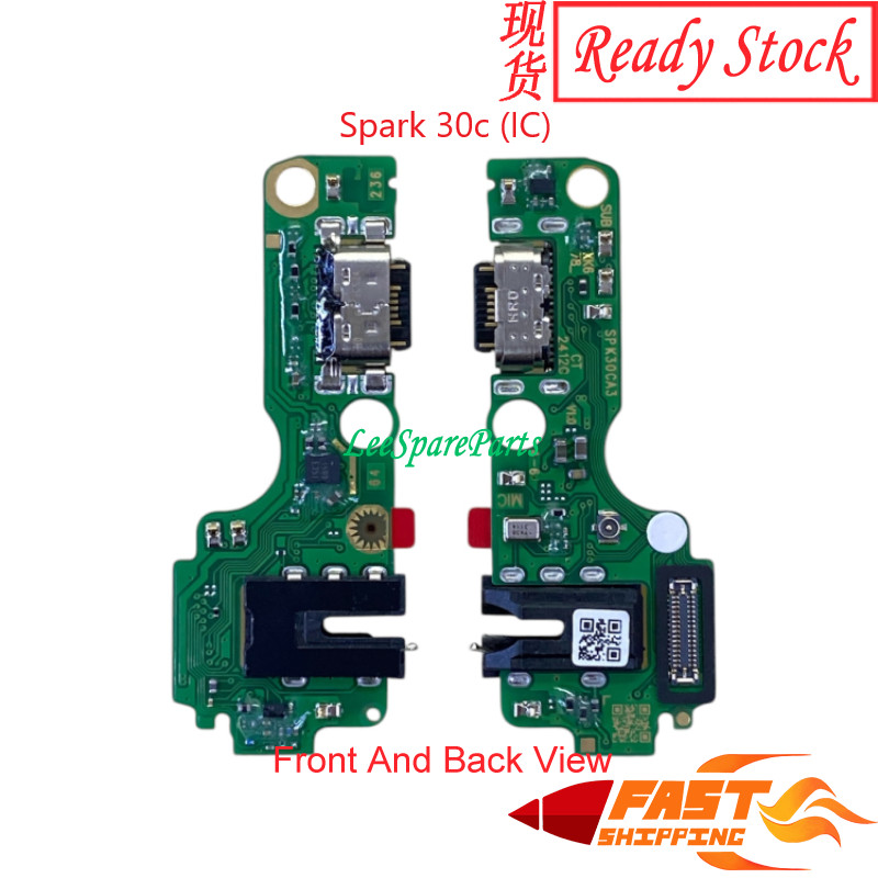 Tecno Spark 30c Charging Board USB Charger Port Pin Mic Handfree Jack ...