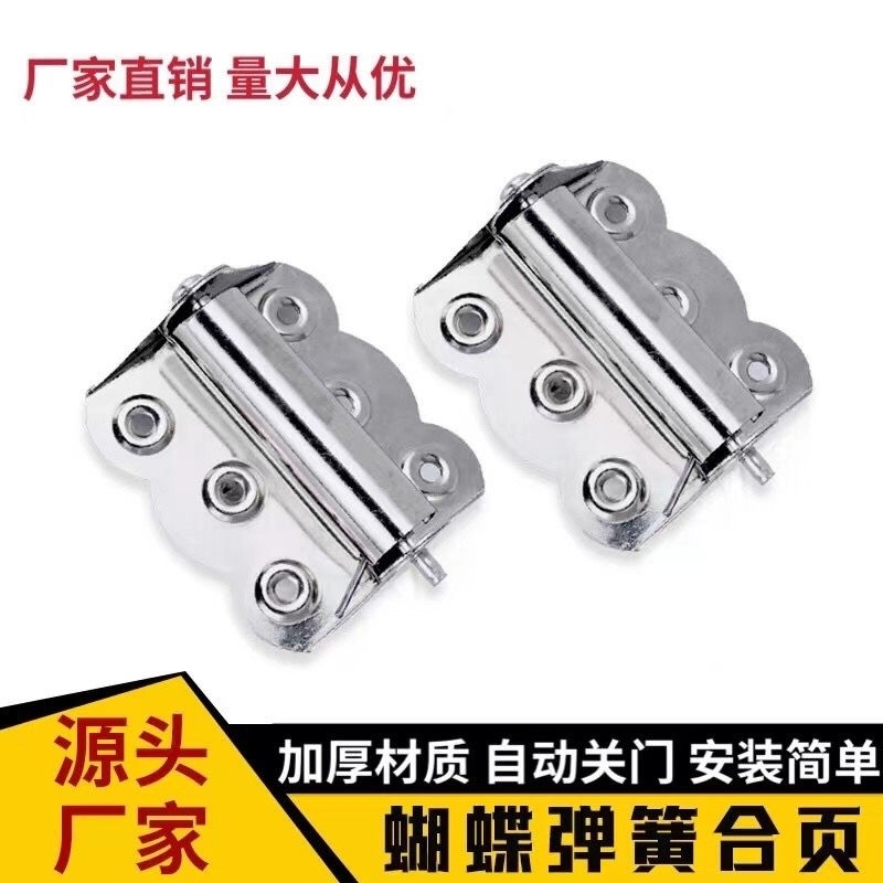 Stainless Steel Butterfly Hinge Screen Door Automatic Closing Door Spring Hinge Flat Sand Door ...