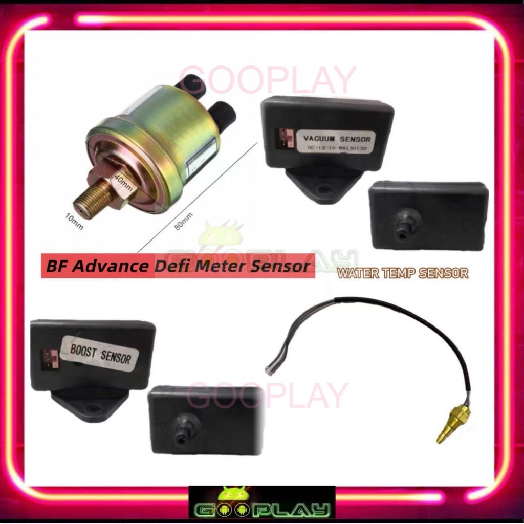 (SENSOR) Defi Meter / Gauge Water Oil Temperature Boost Turbo Vacuum ...