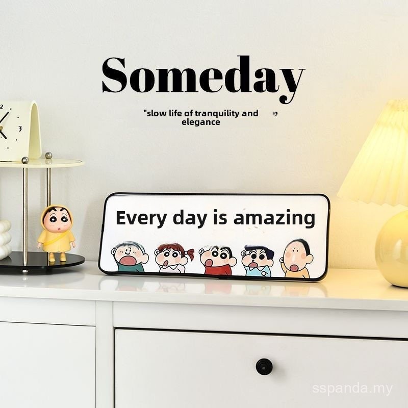 [Produk baru] Crayon Shin-Chan pintu masuk masuk rumah komputer meja ...
