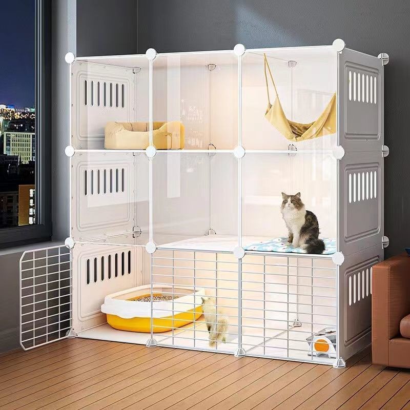 Sangkar Kucing DIY untuk Kegunaan Rumah, Lebih Besar dengan Tandas ...