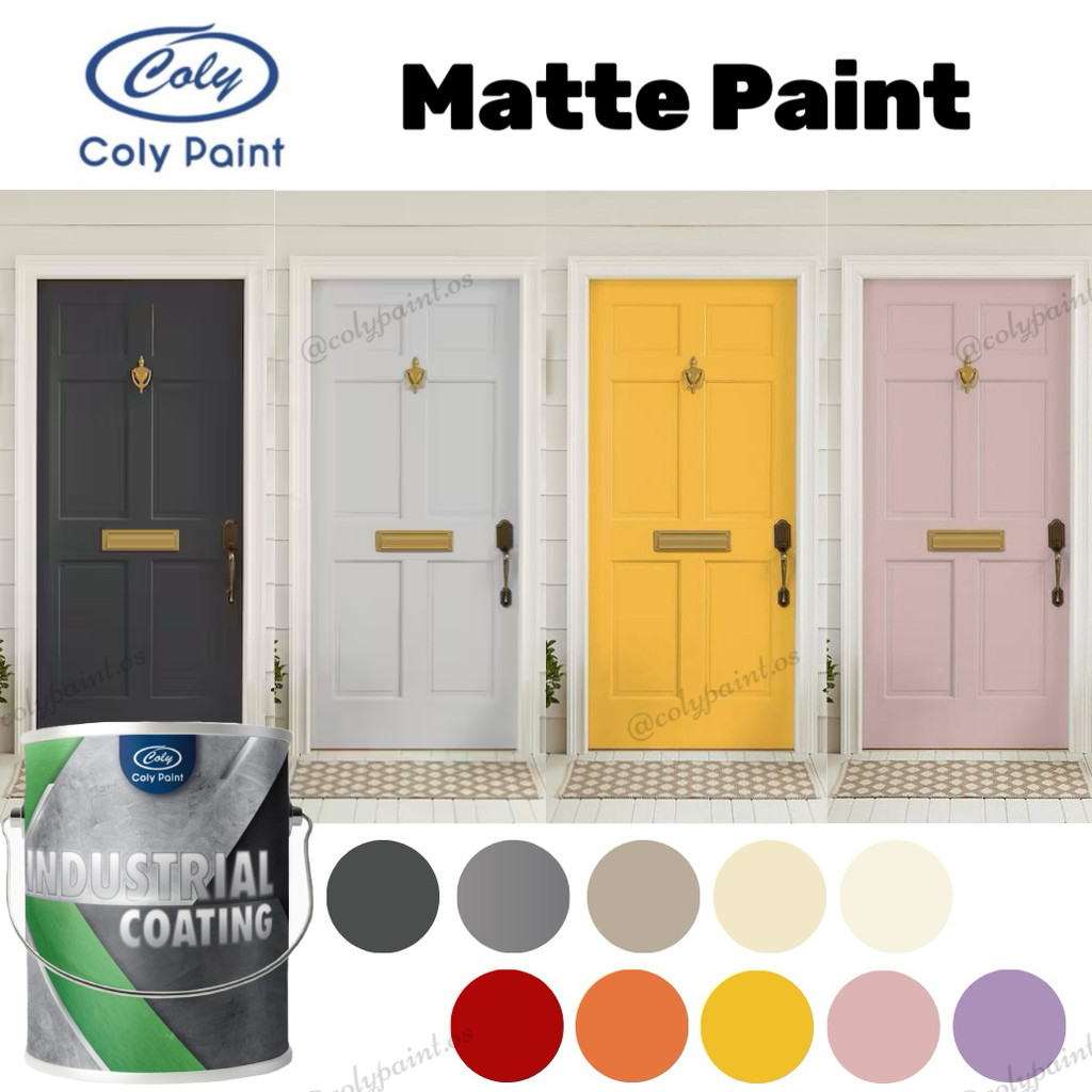 COLY Matte Paint Finished Wood & Metal Paint Cat Kayu Cat Besi Cat ...