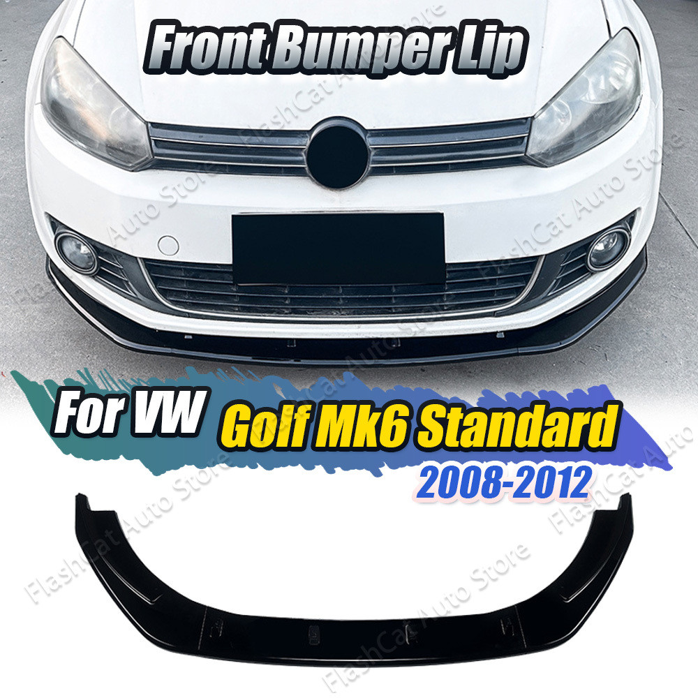 Golf 6 TSI Car Lower Splitter Diffuser Body Kits Front Bumper Spoiler ...