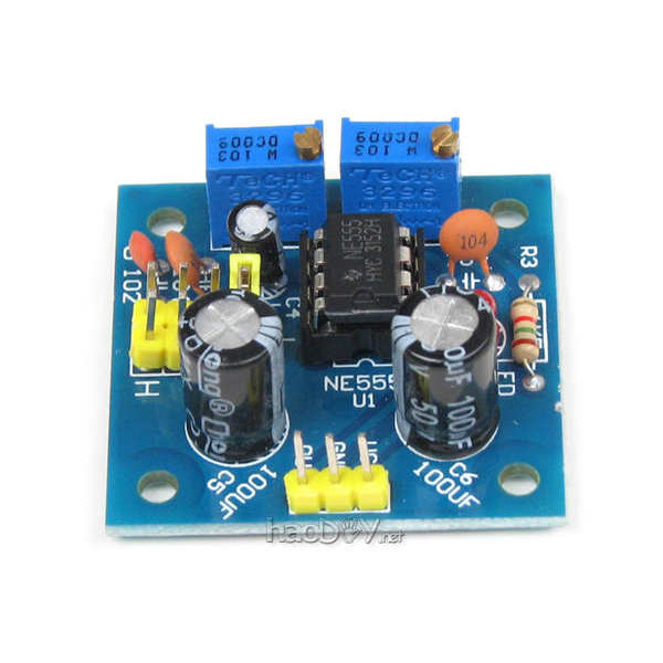 Ne555 Pulse Frequency Duty Ratio Square Wave Rectangular Wave Signal ...