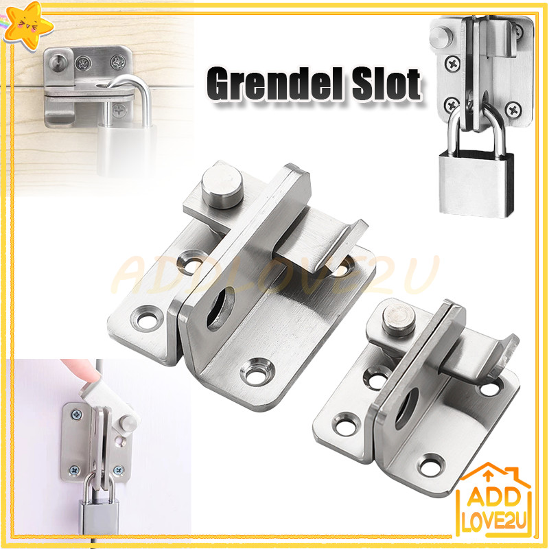 Stainless Flat Door Slot Latch Latch/Sliding Door Slot/Stainless Steel ...