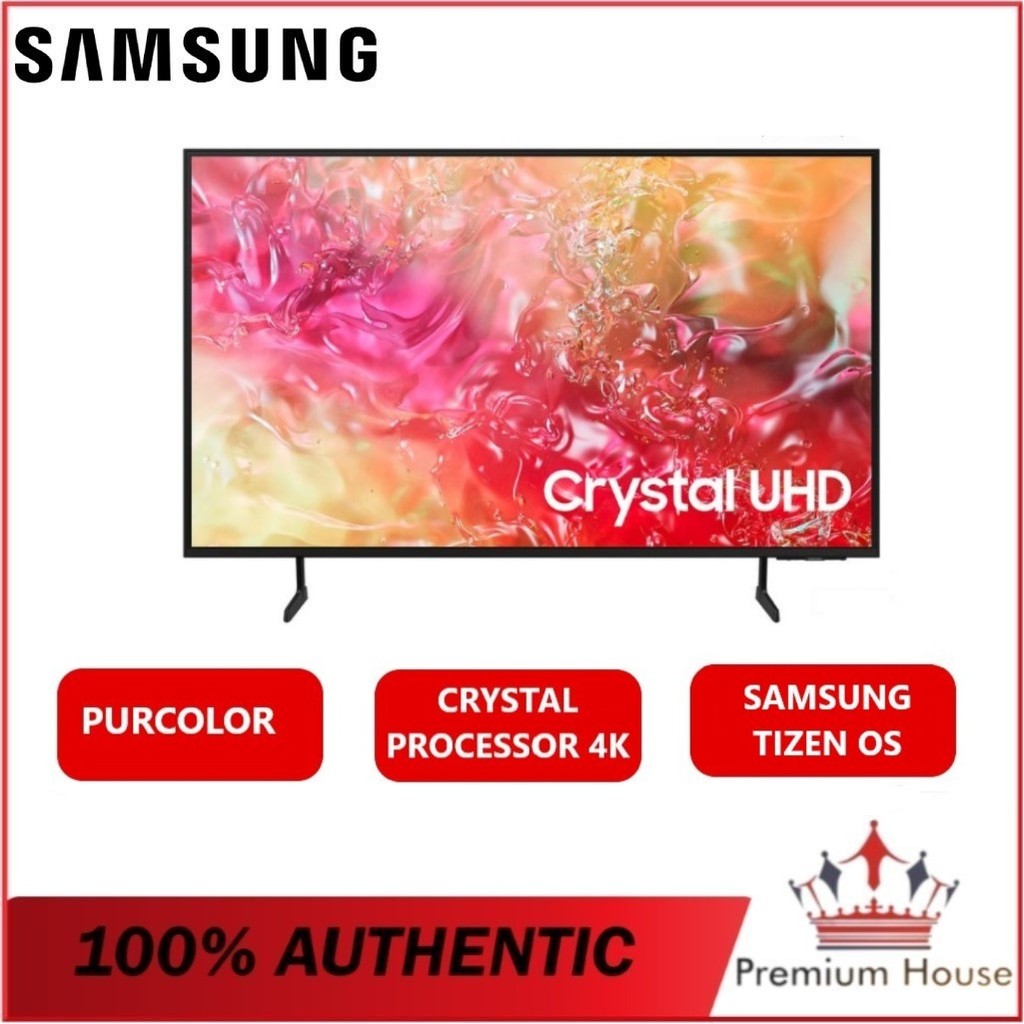 Samsung 65" Crystal UHD 4K Smart TV UA65DU7000KXXM | Shopee Malaysia