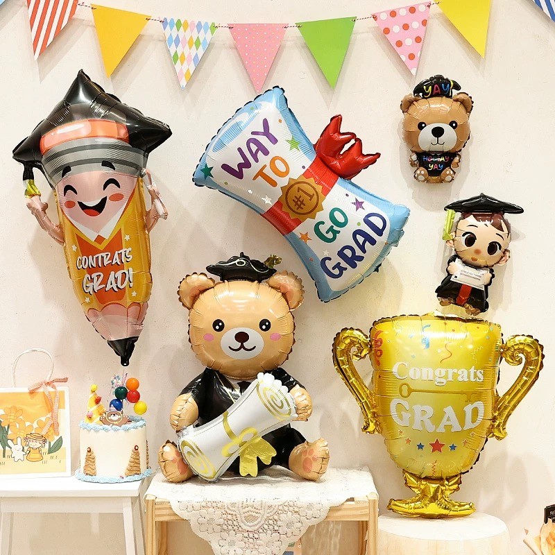 New Style Graduation Season Theme Decoration Balloon School Graduation ...