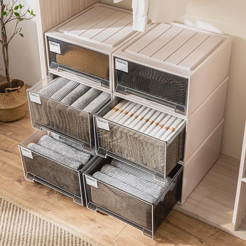 Kotak simpanan laci baju kotak pengemasan dalam almari baju kotak ...