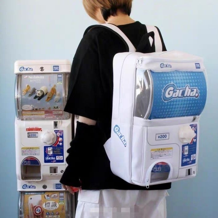 Takaratomy Capsule Toy Machine Style Backpack Large Capacity Simple ...